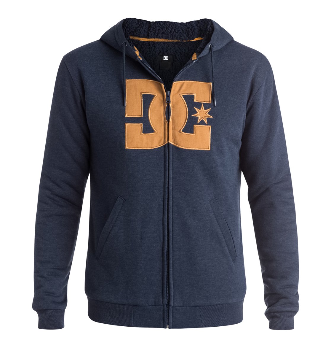 Men's Rebel Star Sherpa Zip-Up Hoodie EDYFT03134 | DC Shoes