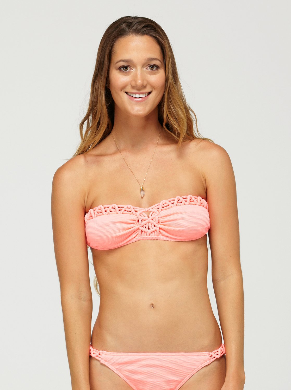 Naturally Beautiful Bandeau Bikini Top Arjs300018 Roxy