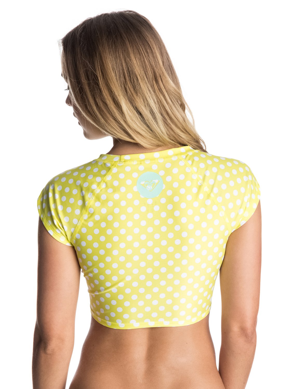 Pop Surf Optic Nature Short Sleeve Rashguard 888256834132 Roxy