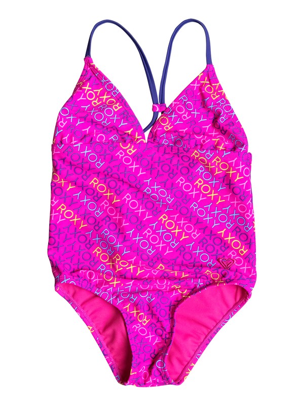 Girls 7 14 Roxy Ready One Piece Swimsuit Pgrs68987 Roxy