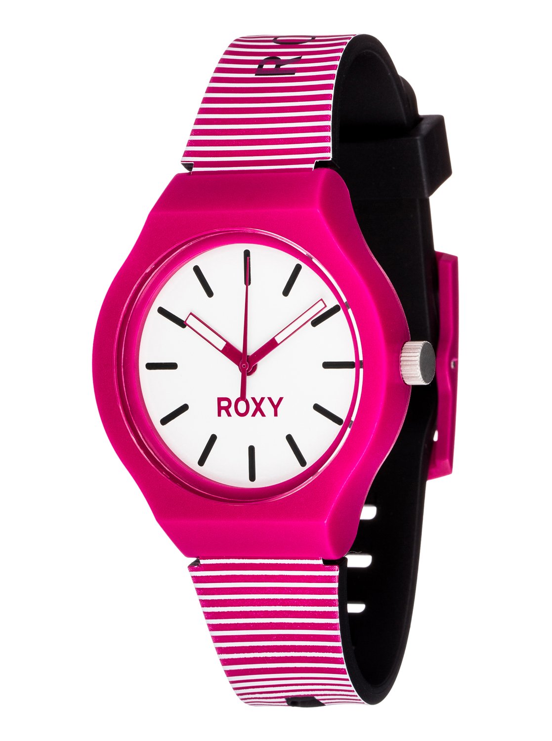 ROXY™ Women's Digital watch Case back: Solid stainless steel with ...